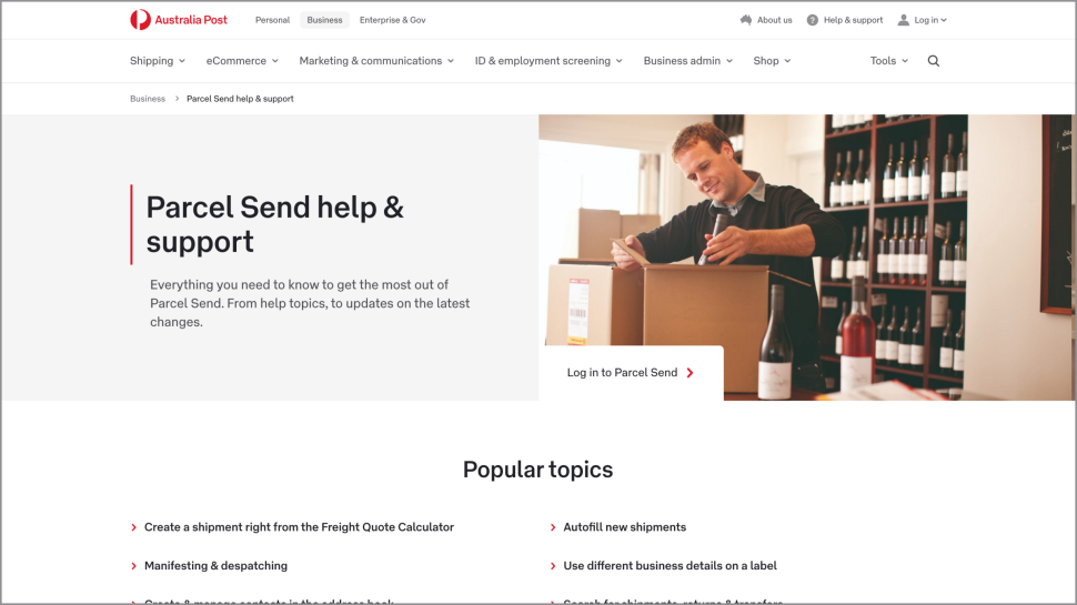 Parcel Send help & support - Australia Post